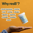 resB® | Lung Support Probiotic Supplement | Pulmonologist Recommended