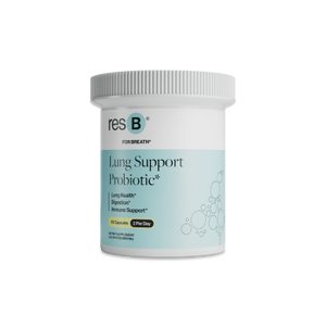 resB | Lung Support Probiotic Supplement | Pulmonologist Formulated