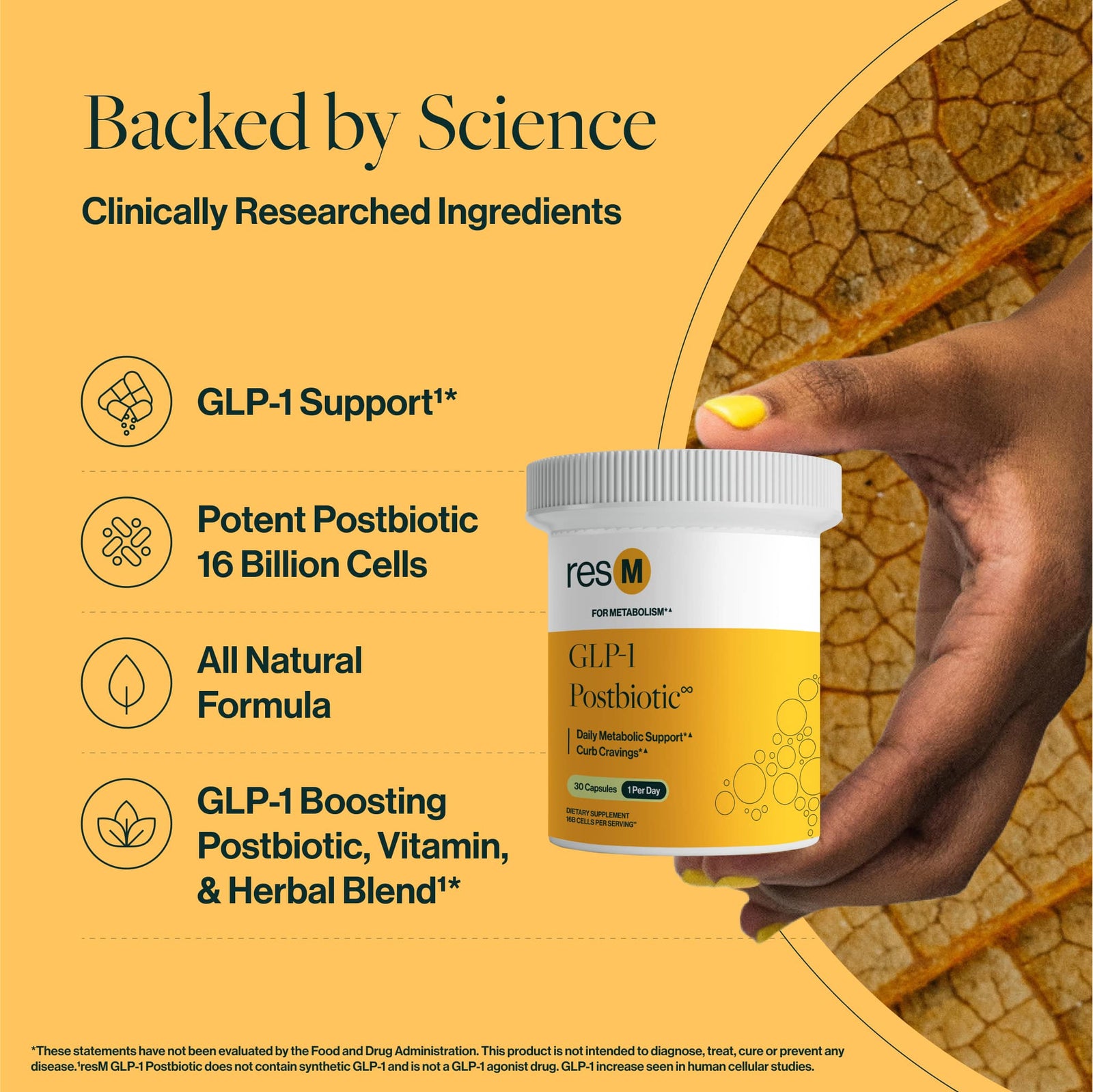 resM | GLP-1 Postbiotic Supplement | GLP-1 Probiotic | Physician Formulated